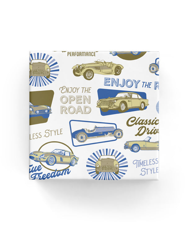 Vintage Car Wrap Blue Olive – Bee Dee Bags