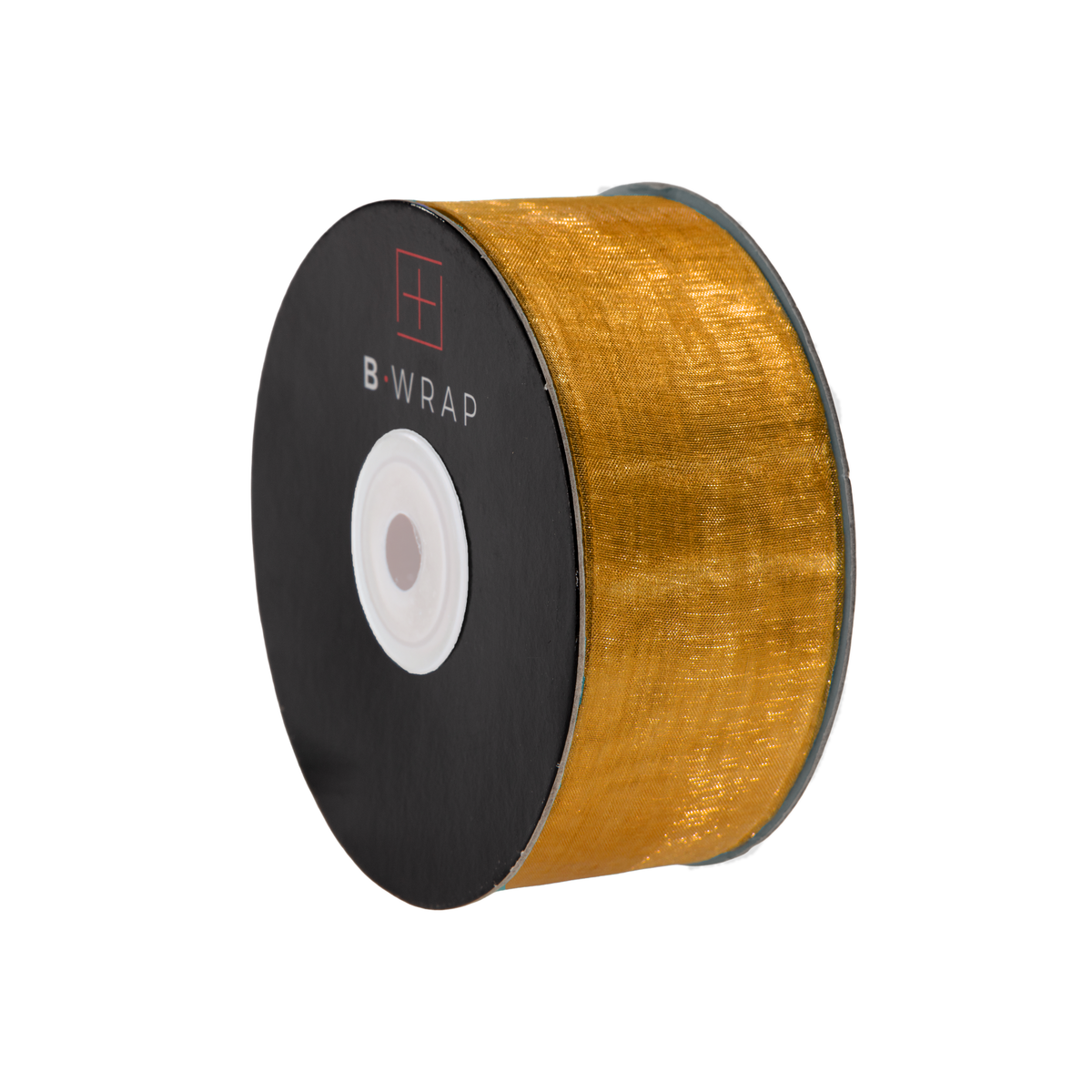 Cut Edge Organza 38mm X 50mtrs Mustard – Bee Dee Bags