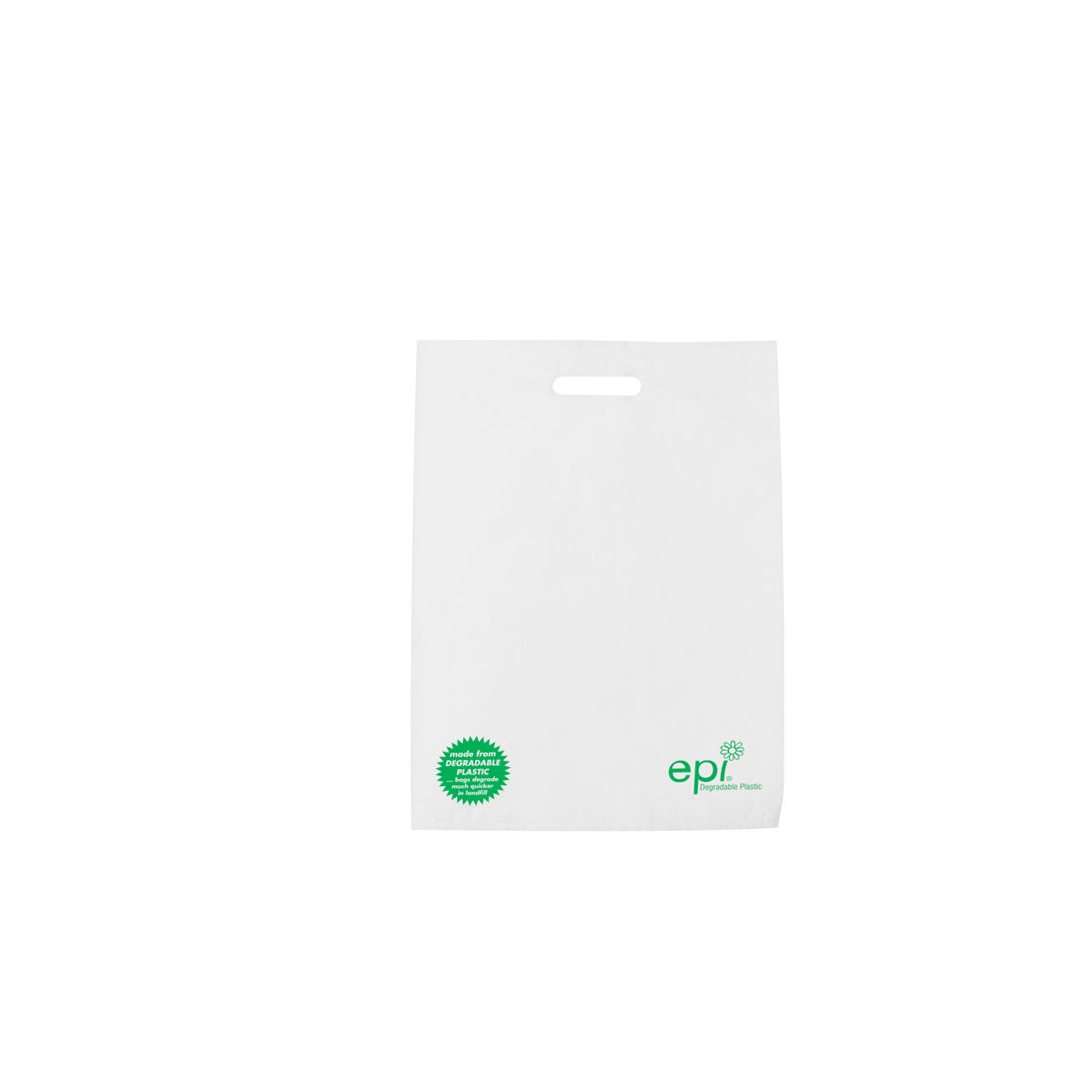 Frosted Degradable Epi - Large - 500/ctn – Bee Dee Bags